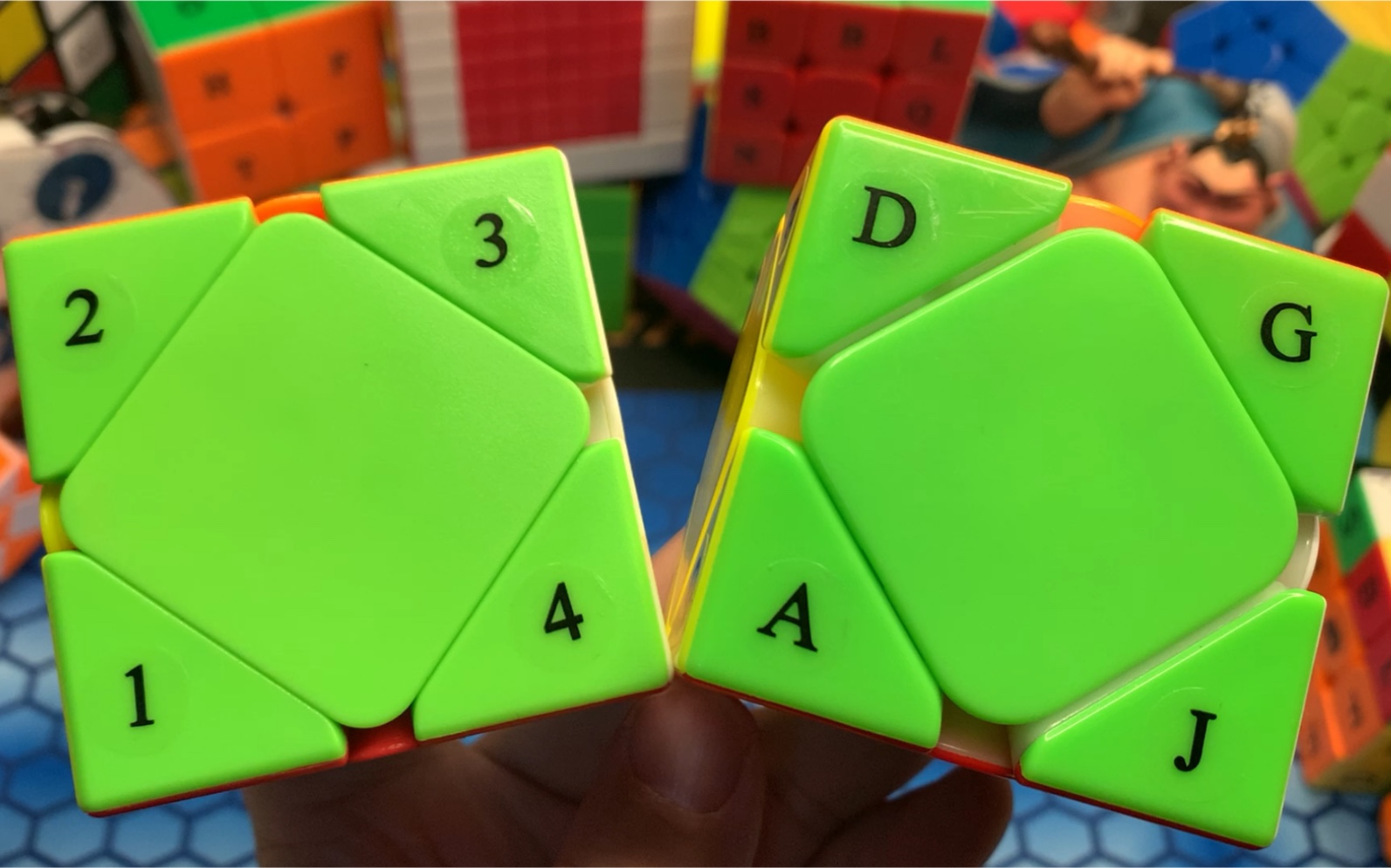 【进阶教程】斜转魔方闭眼盲拧复原方法第4讲:初始定位、心角编码、...