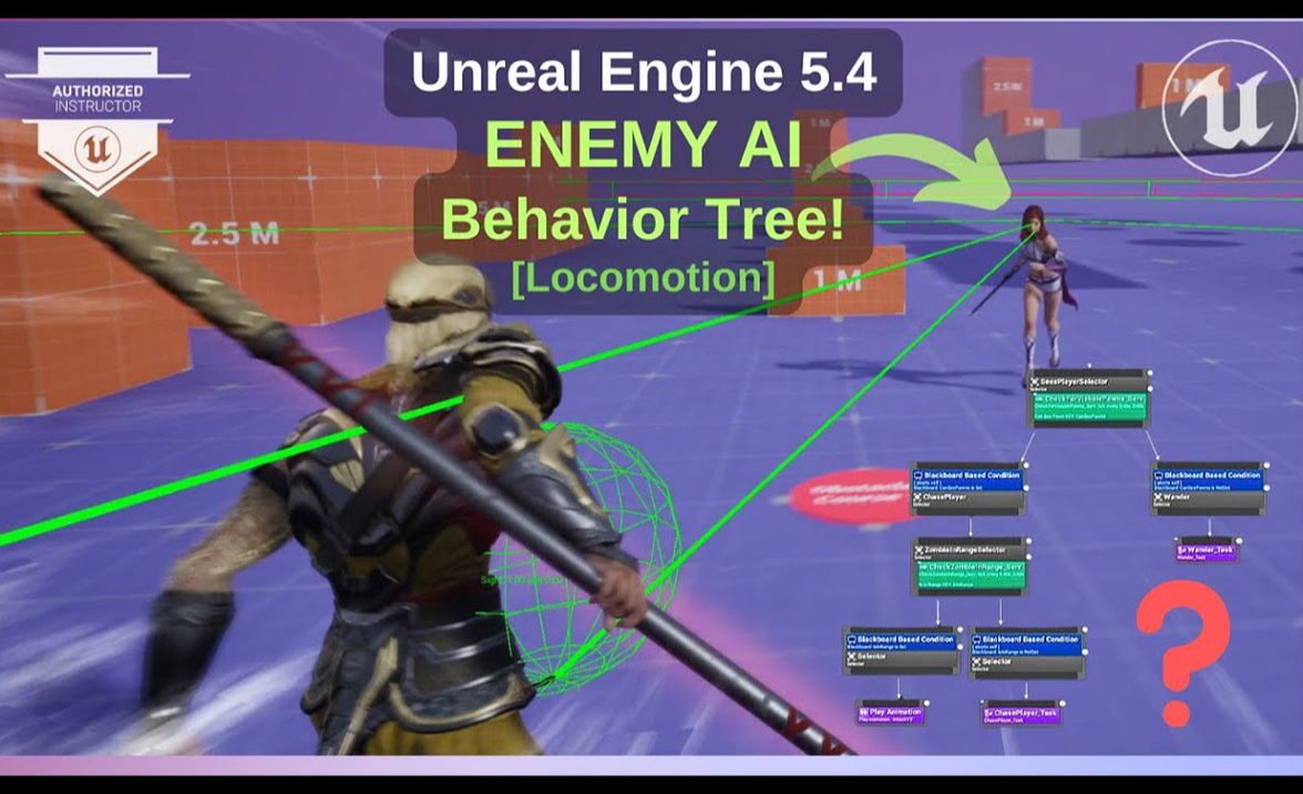 虚幻引擎 5.4: 使用行为树的 AI 运动教程 | 掌握游戏 AI 基础知识!