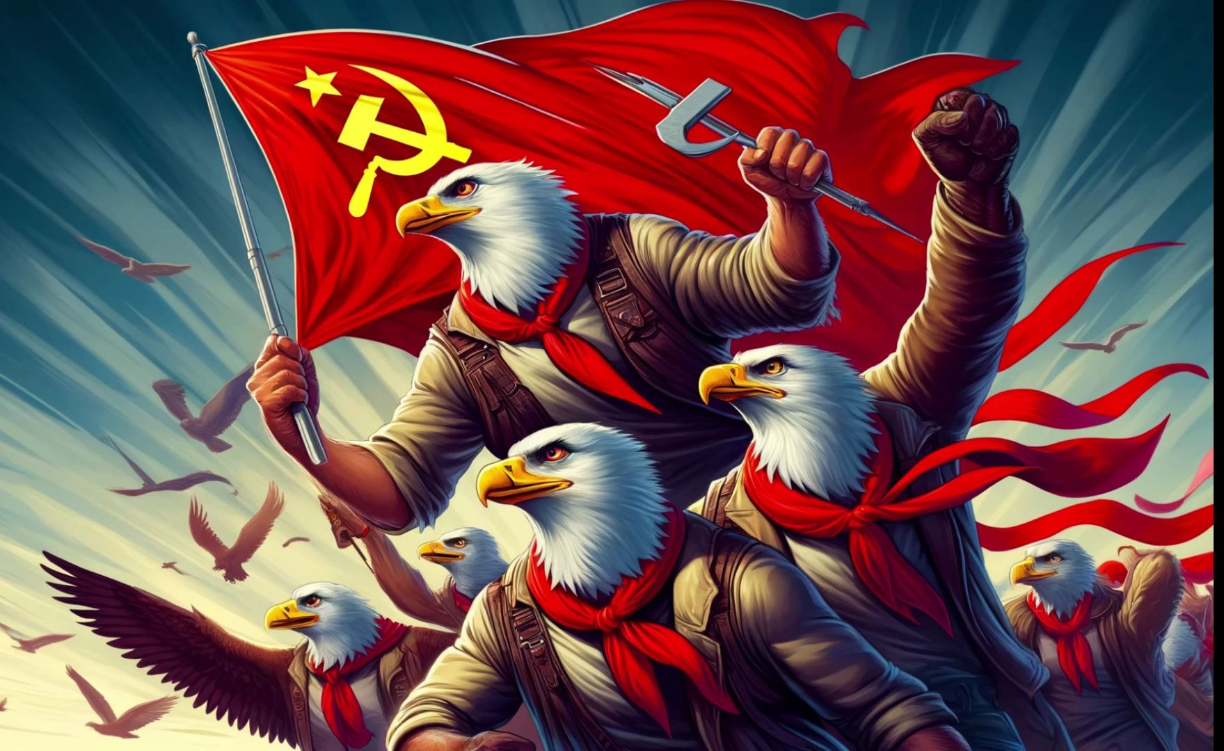 让AI画第三次世界大战后各国结局,最后.
