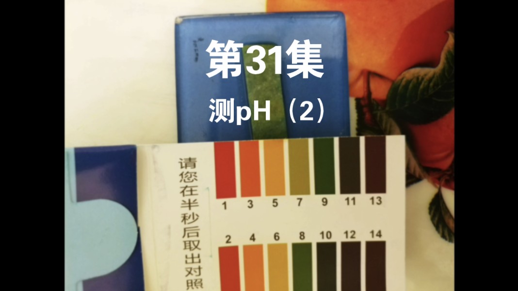 CE31:测pH(2)——测生活中常见物质的pH