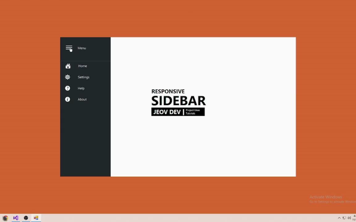 [C#][Winform]原来Winform也能做出精美的侧边菜单栏!这个视频你值得...