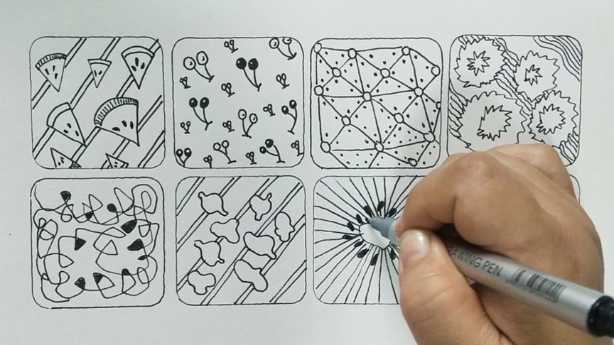 这样练习线条,画好线描画更容易,简单有趣,零基础绘画