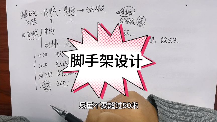 落地双排脚手架与悬挑脚手架该如何搭配使用,还没弄明白,看这里