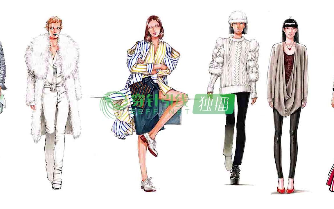不明觉厉丨设计师必学的服装手绘基础教程