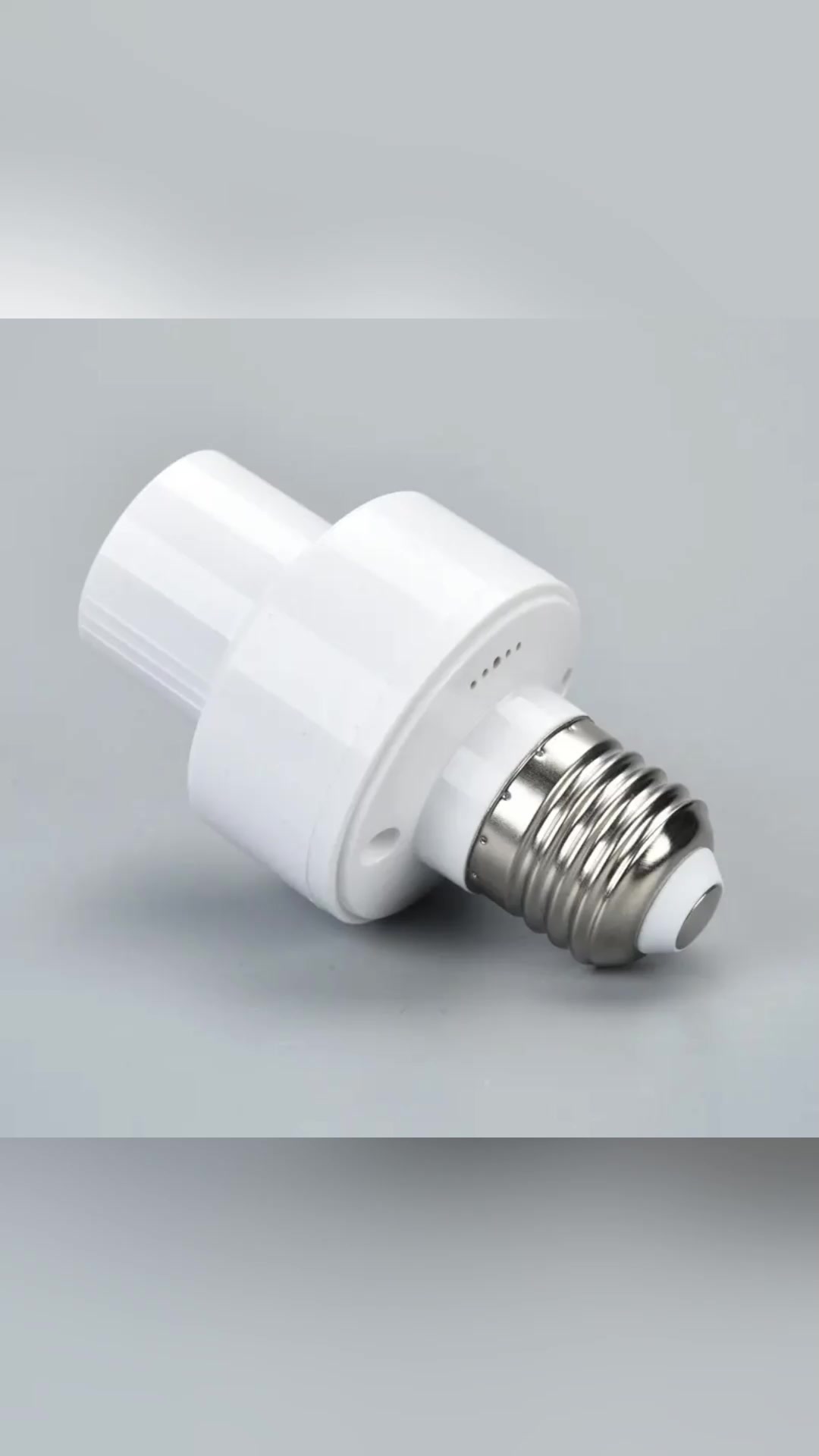 ...感应灯座人来灯亮人走灯灭智能雷达感应灯头E27螺口#智能感应灯 #...