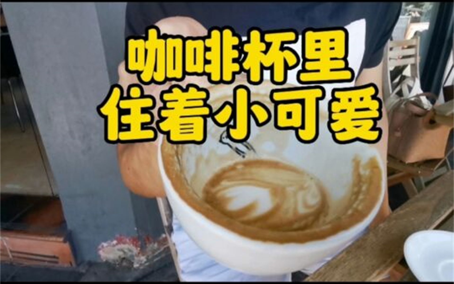 咖啡杯里住着小可爱!