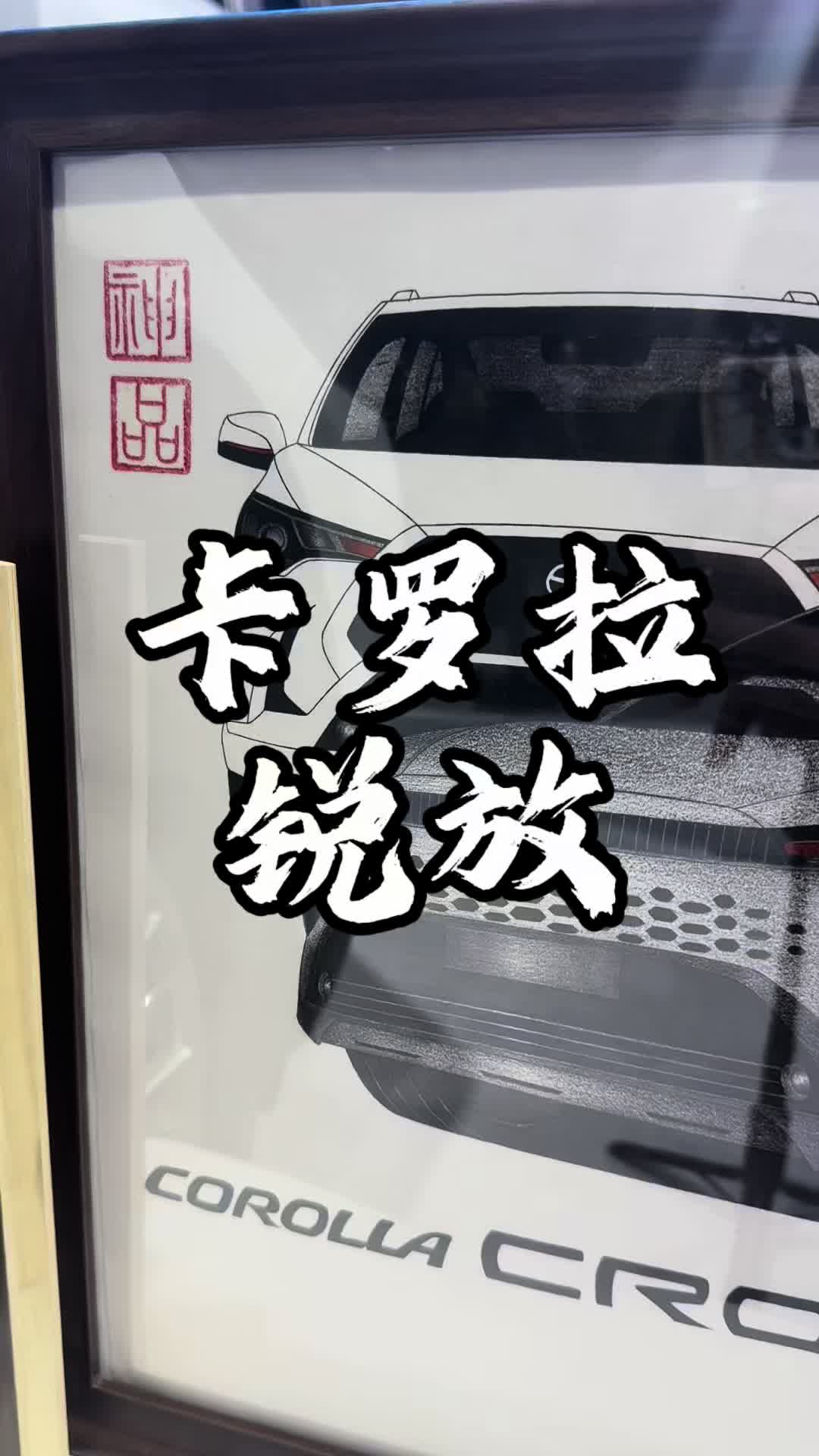 卡罗拉锐放排面,感谢粉丝,一汽丰田情怀之旅#丰田#一汽丰田#锐放#...