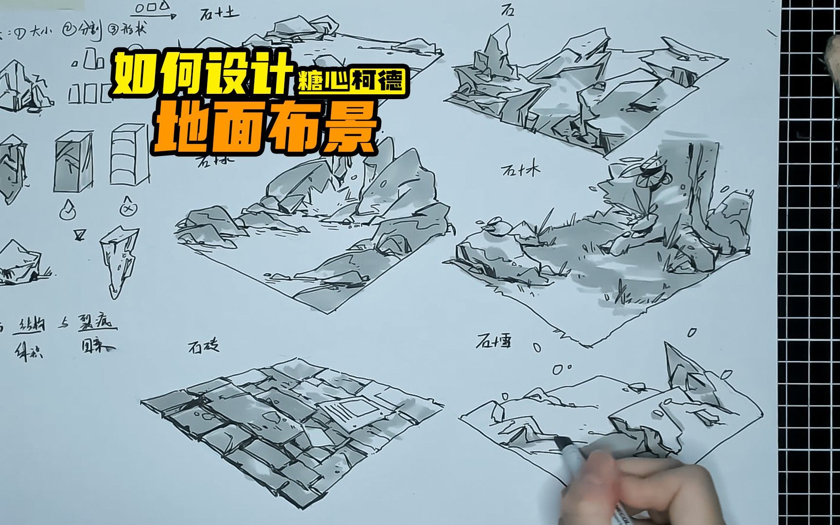 『动漫手绘』地面布景如何设计?|动画考研|动漫高考|动画校考|插画...