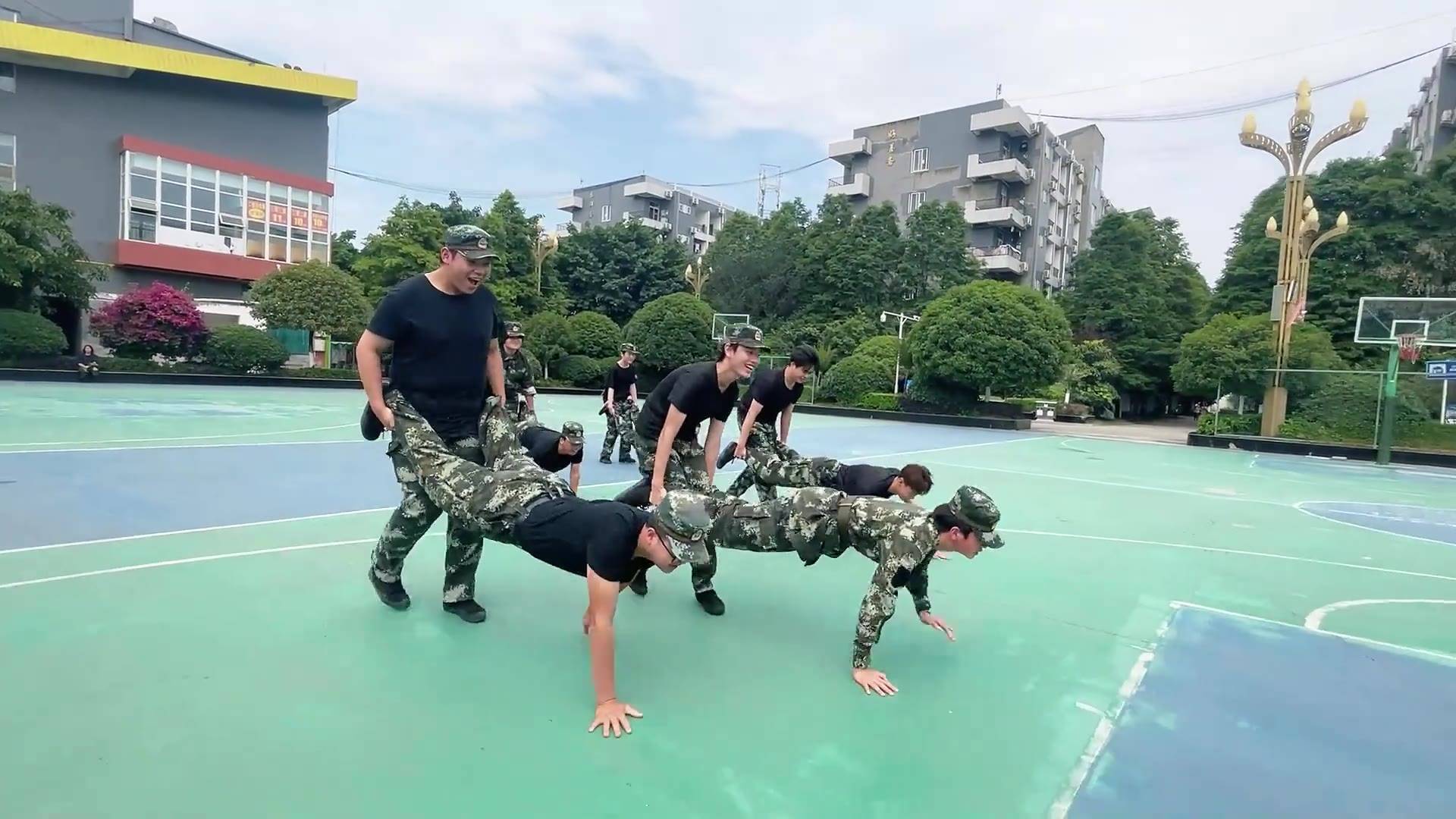 大热天手推车体验
