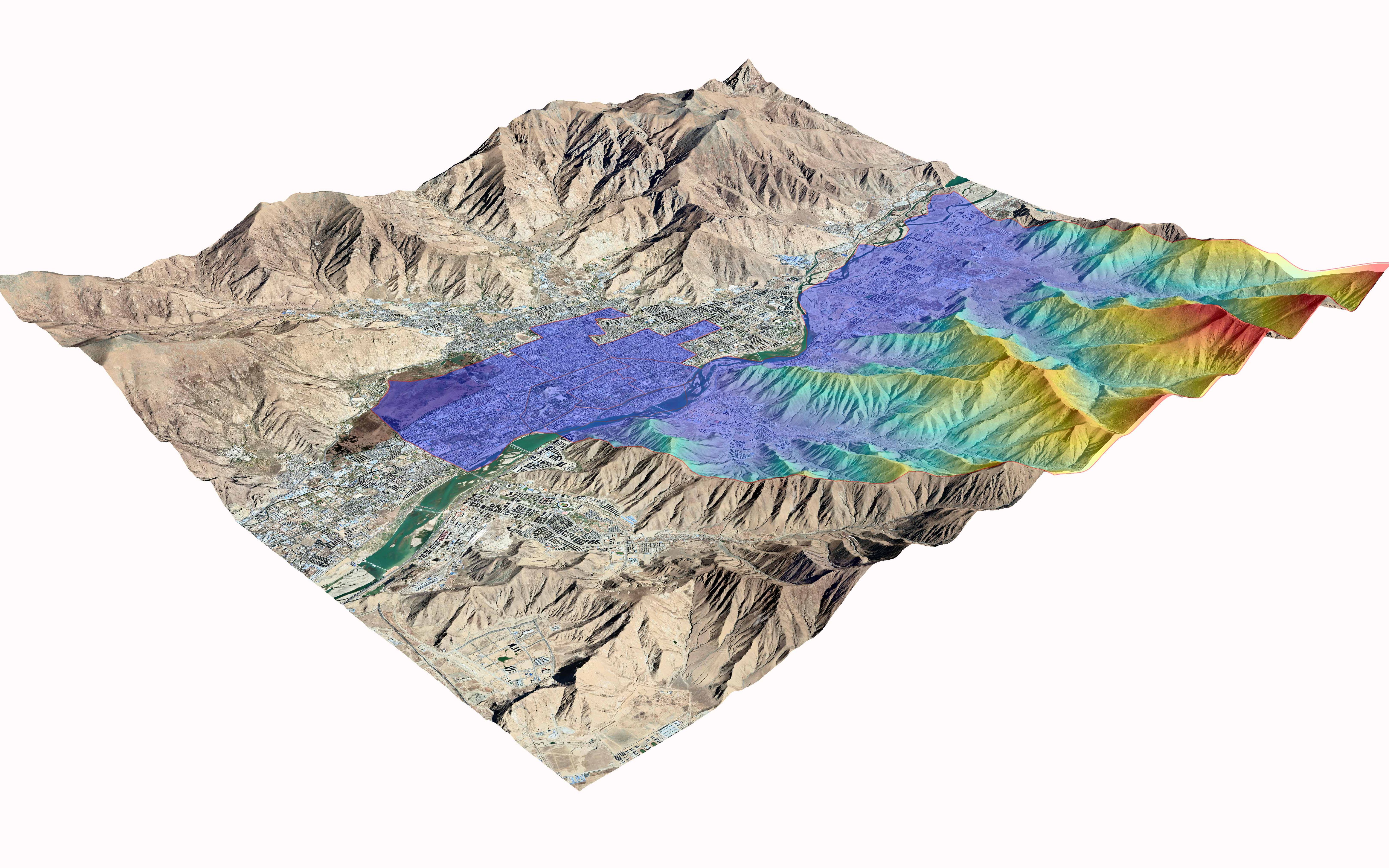 GIS+PS直出地形图纸!
