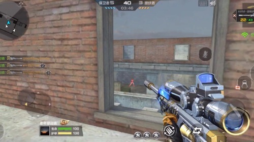 AWM游骑兵红点爆狙带飞,手感巨稳的狙击枪!