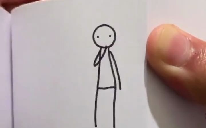 手翻书大神根据热门BGM 制作的翻页动画, 这个卡点就很妙