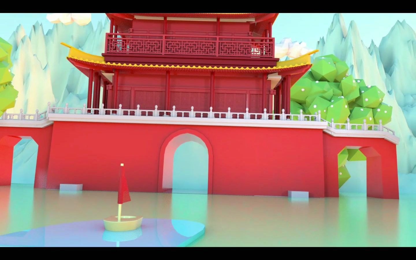 湖湘旅游景点三维动画推广片