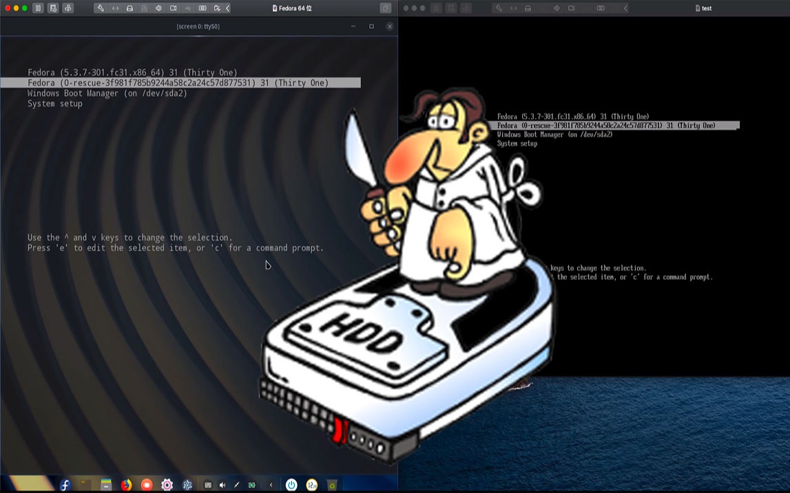 grub2 重定向