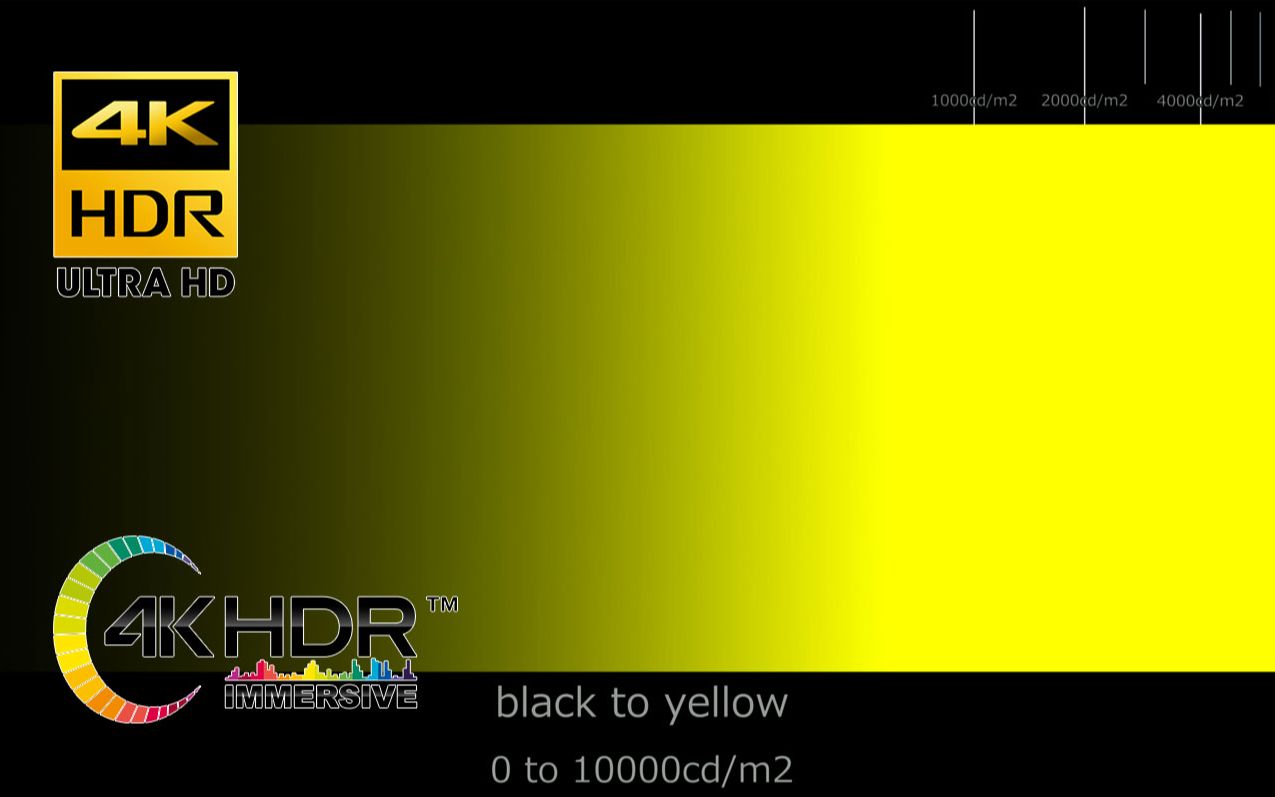 【4K HDR】0到10000nits HDR显示器色彩校准视频