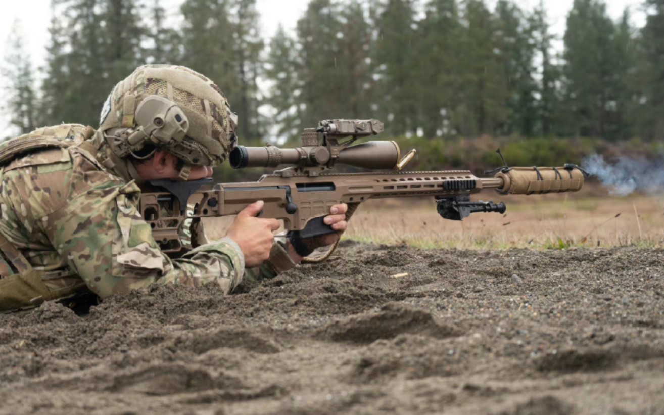 巴雷特MK22 300nm口径,美军现役狙击枪远距离测试