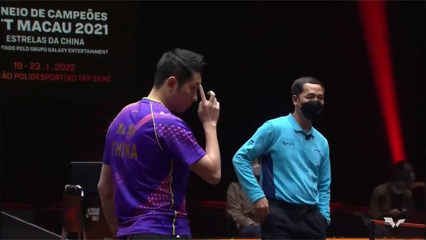 【乒乓】WTT澳门冠军赛2021中国之星 男单1/4决赛:向鹏 vs 许昕