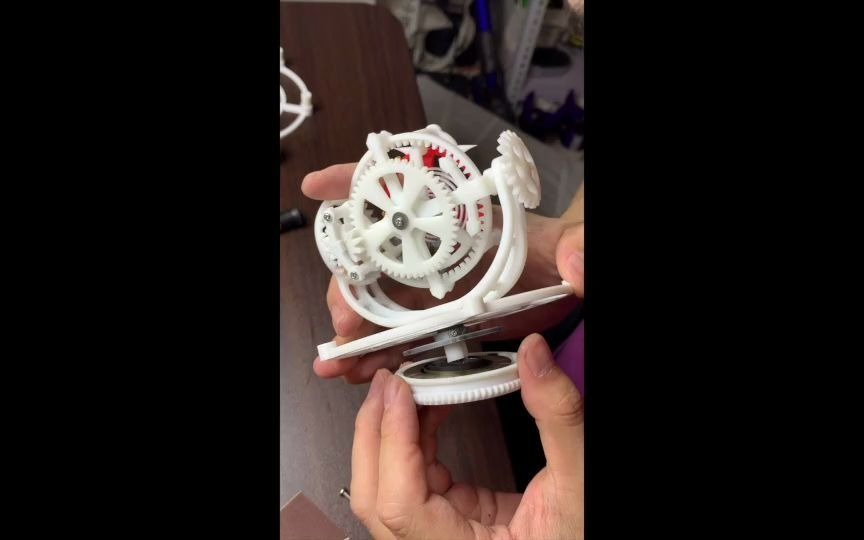3D陀飞轮模型 机械表机芯安装视频 宝玑发明系列