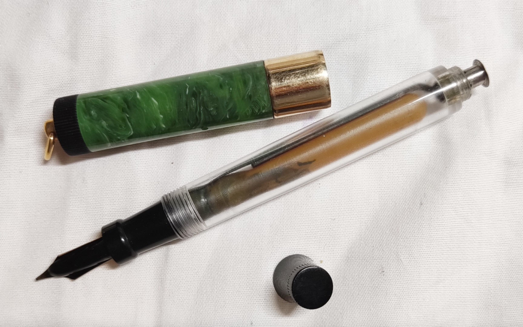 【测评】派克示范按钮上墨钢笔