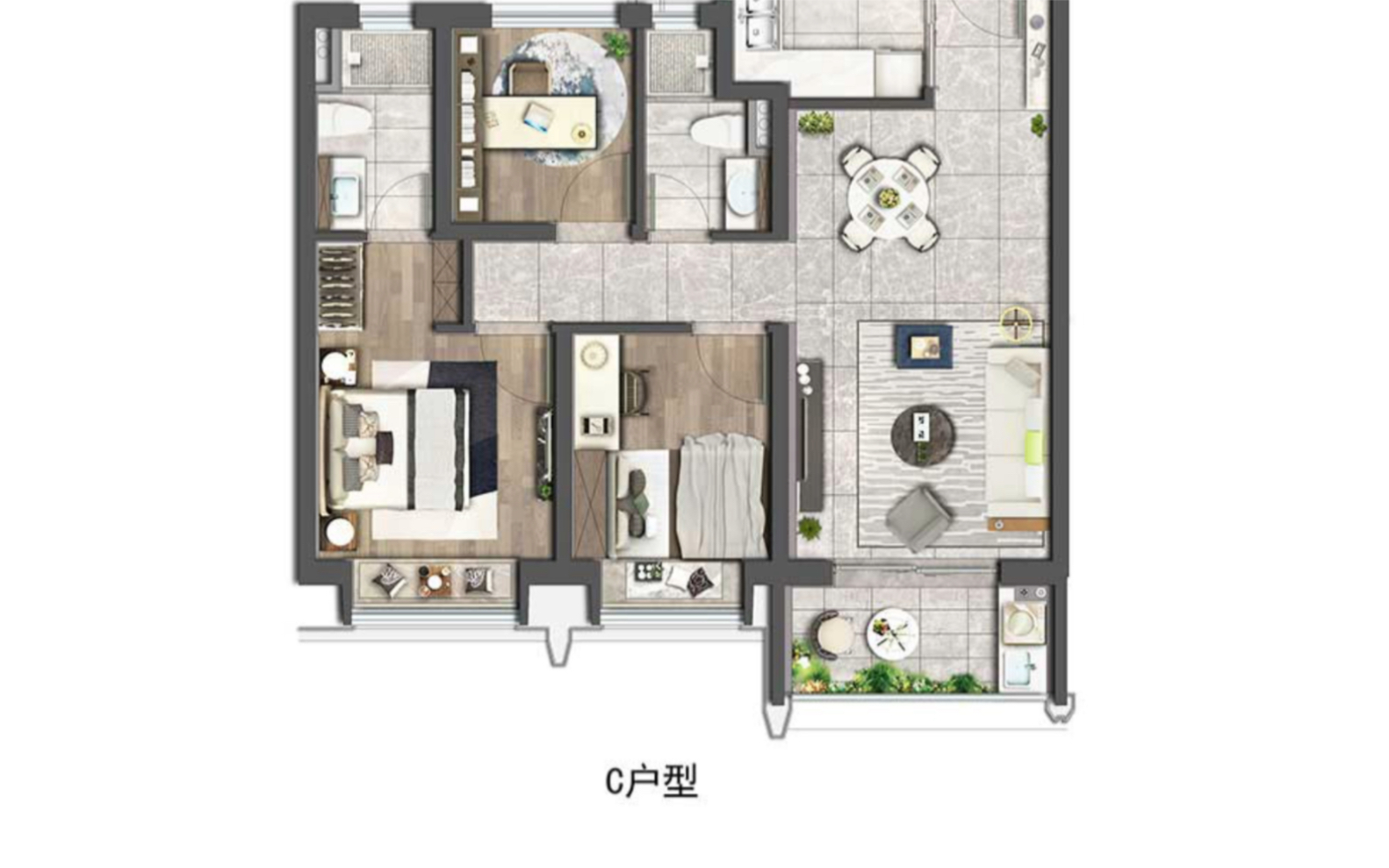 ...房2、设计无可挑剔的神户型3、五轨环绕纯正地铁房喜欢的记得@小编