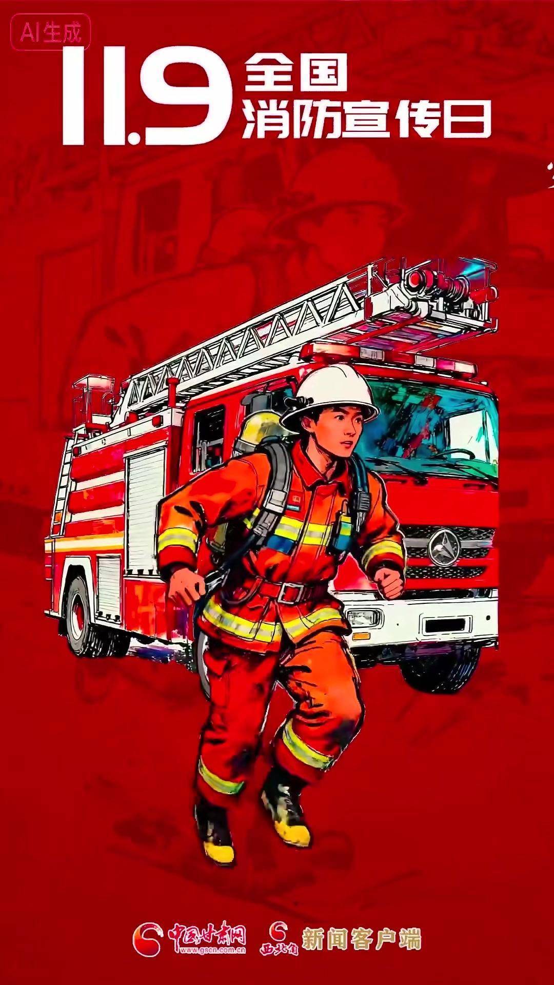 视频海报|全国消防日:安全用火用电