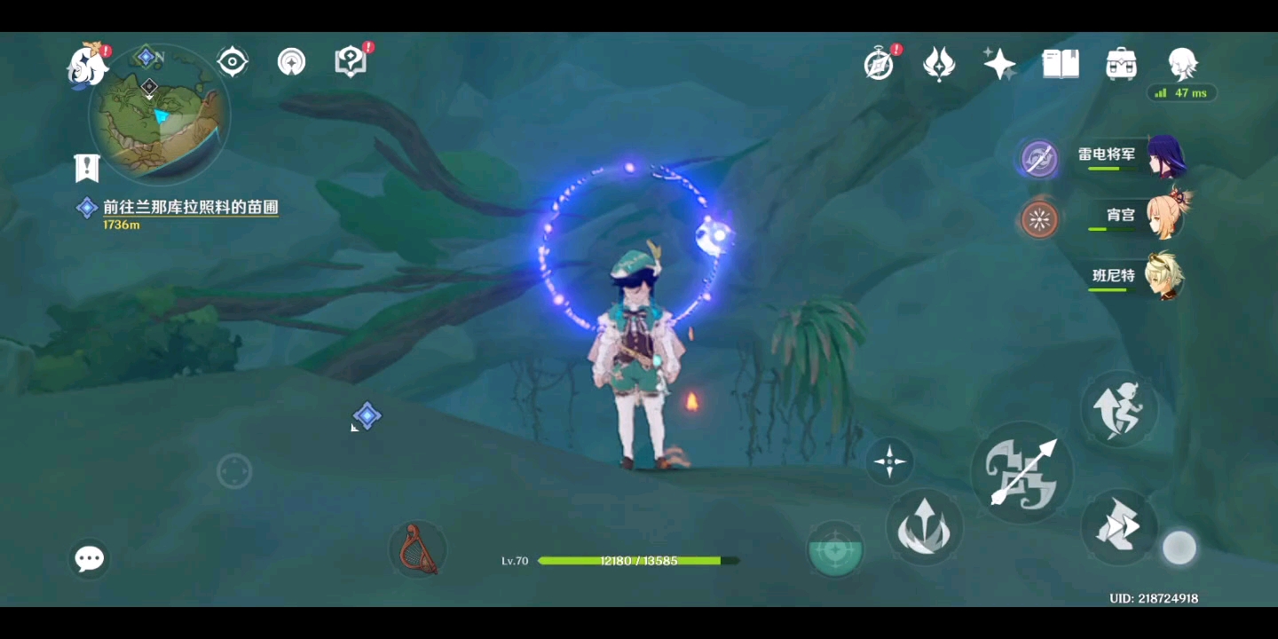 稻妻和须弥的2个阴间宝箱,稻妻的这个从雷音往地图右下角飞,须弥这个...