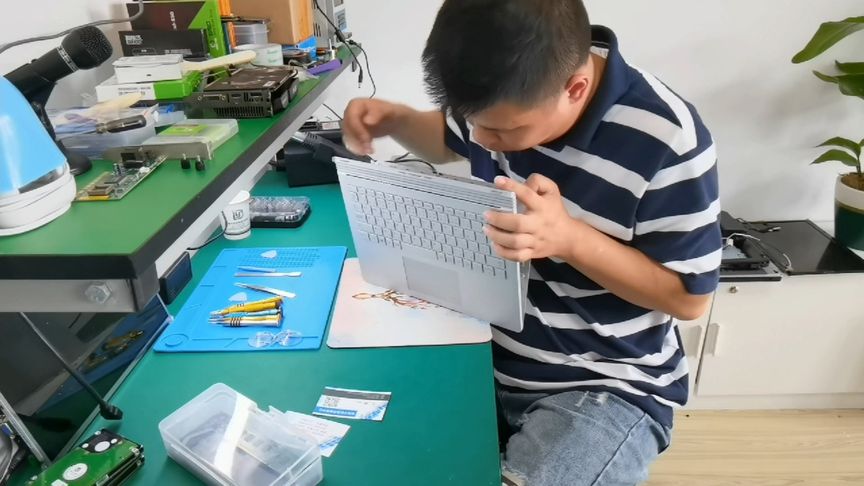 微软Surface book更换键盘电池✌ #微软电脑#上门维修#邮寄寄修