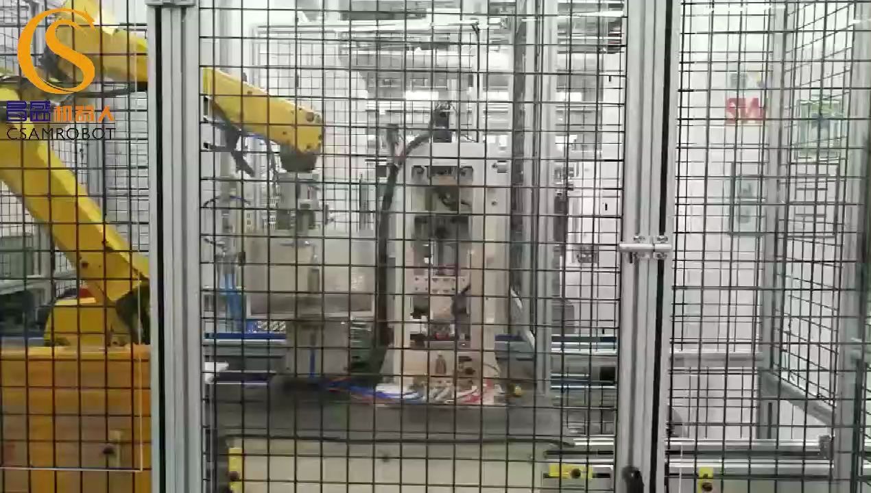 发那科工业机器人铸钢机加工浮动倒角去毛刺柔性主轴