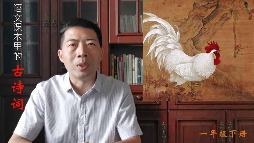 《画鸡》一年级下册 #统编语文课本里的古诗词 011