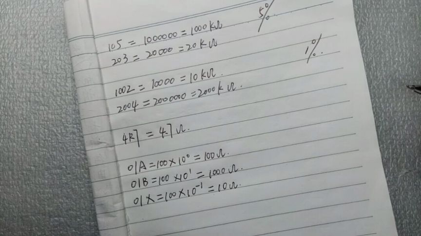 贴片电阻上面的数字和字母表示什么意思呢?不知道的来看看吧!