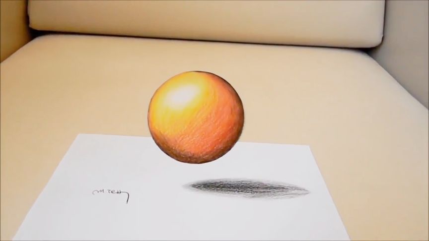 纸上立体感十足的“鸡蛋”,原来是这样画的,看着好逼真!