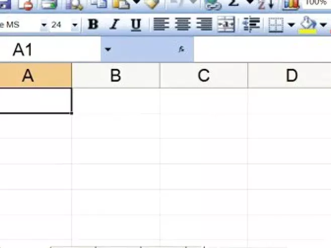 设定默认工作表数(Excel)