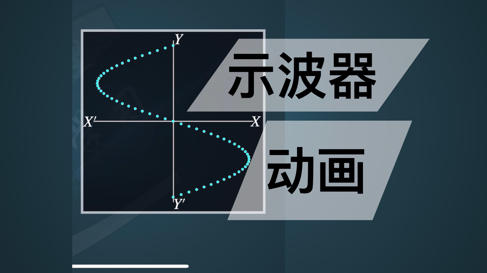 一个动画学会示波器高中物理电学