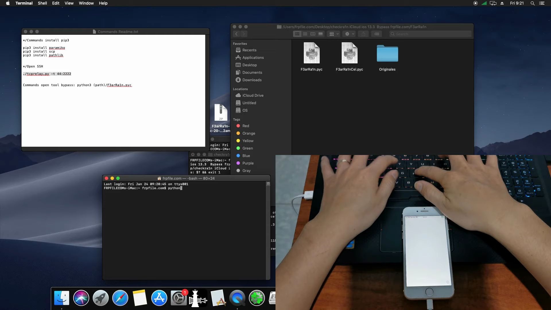 BYPASS iCloud iOS 13.3.1 fix home button