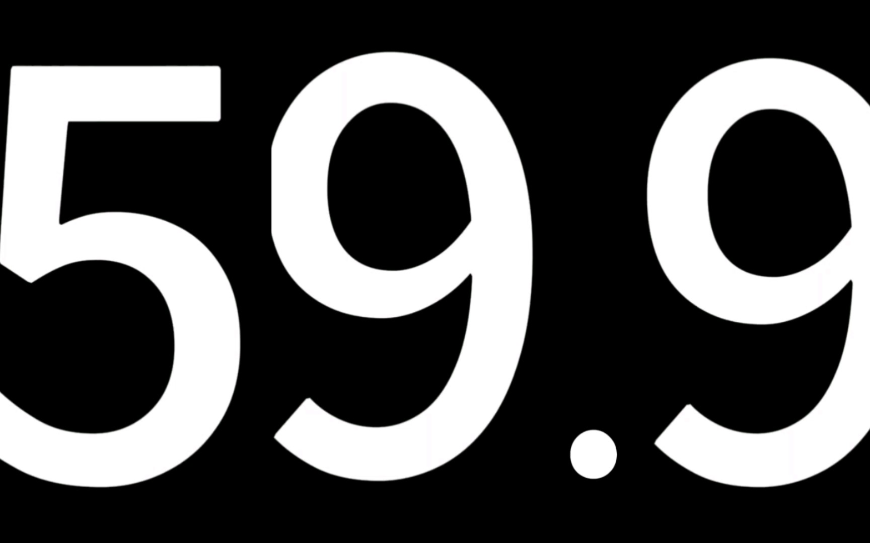 60秒倒计时 (精确到0.1秒)