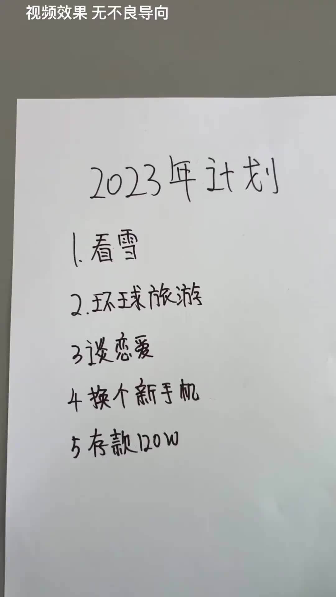 2023年计划,提前完成