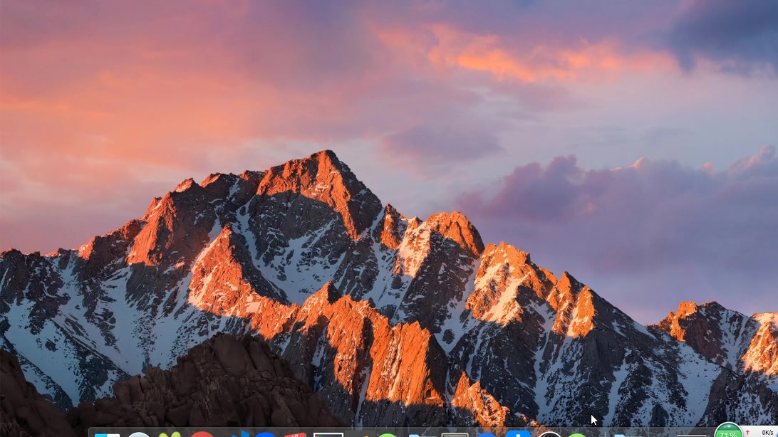 windows桌面仿造mac桌面