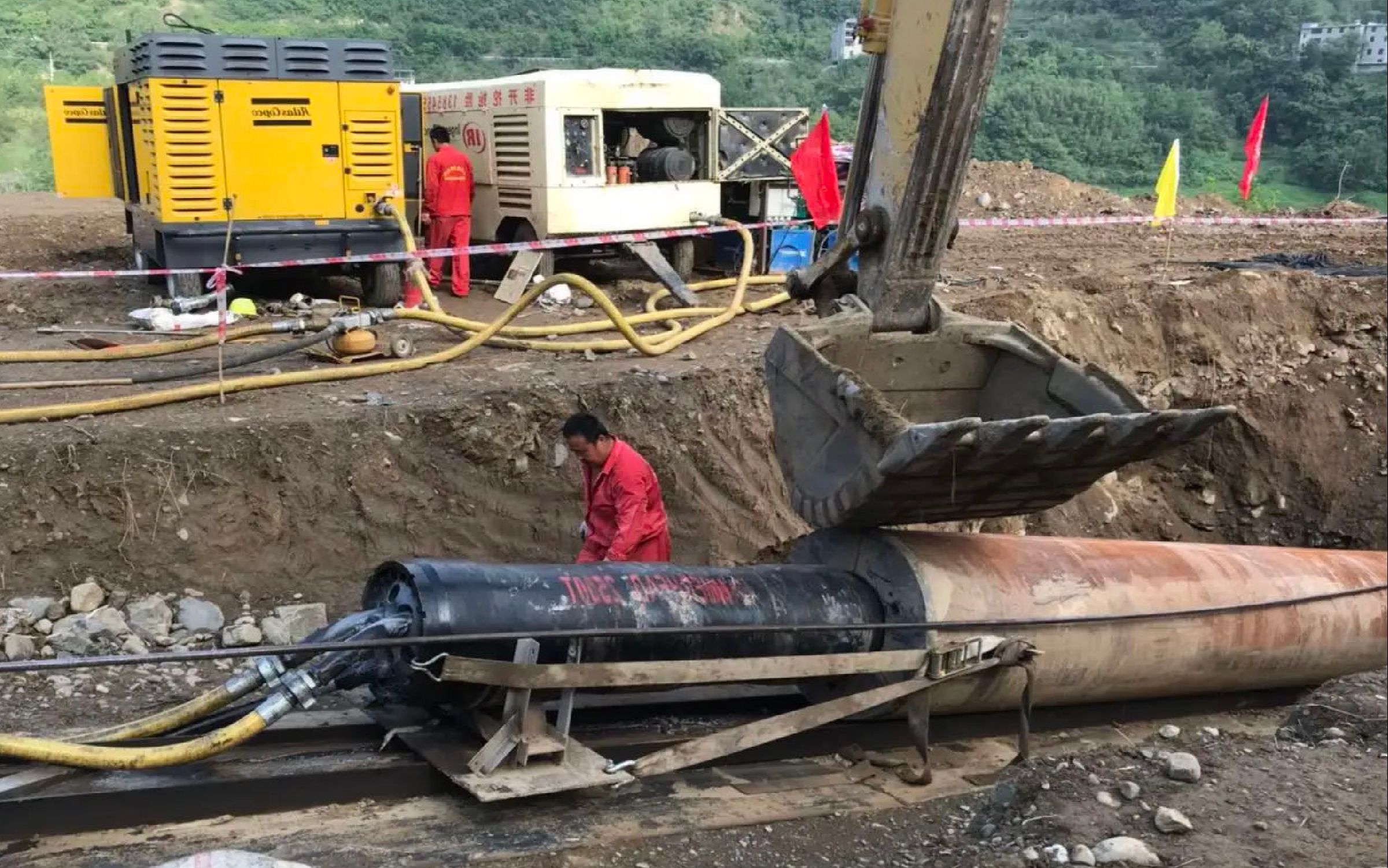 夯管法施工流程