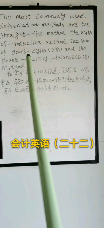 会计英语(二十二)