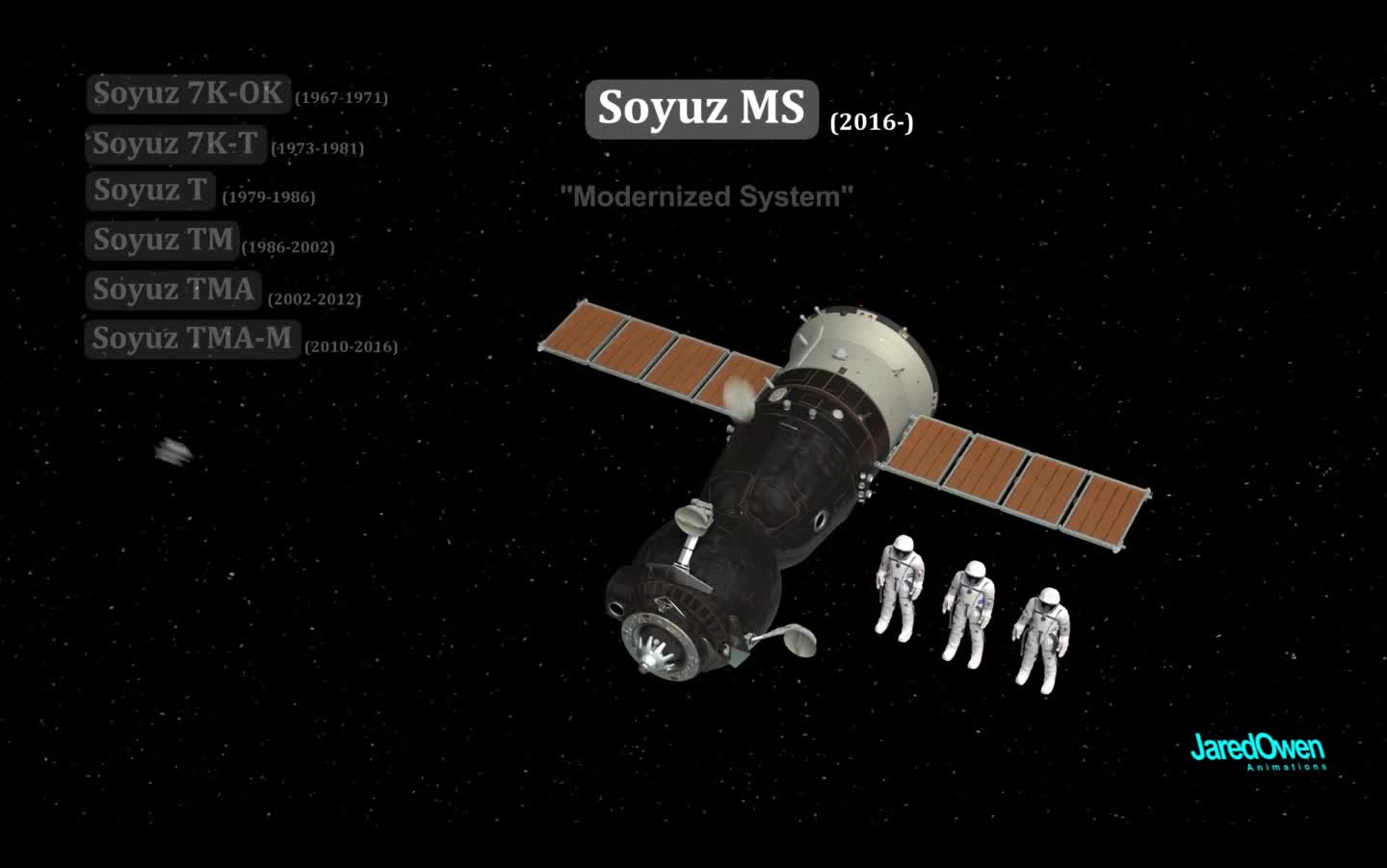 【涨知识】宇宙飞船及空间站交汇对接原理动画演示【附中英字幕】