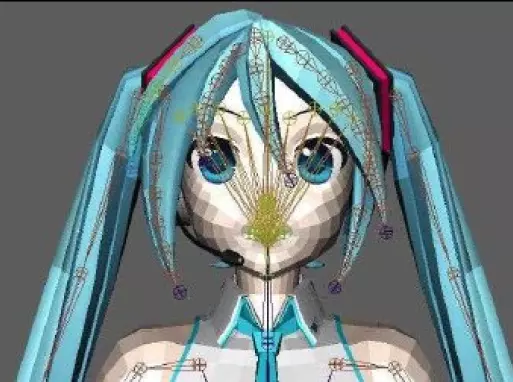Maya教程【初音未来】第042集:身体使用热量蒙皮一键完成蒙皮效果