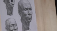 素描正方体的画法,正方体如何打形