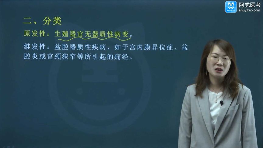 2021副高医师高级职称考试课程 全科医学副主任医师 痛经