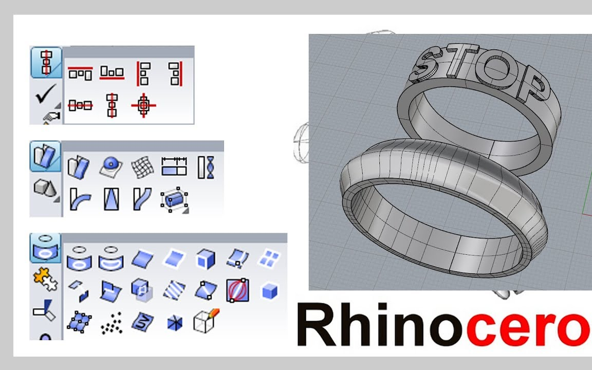 Rhino tutorial软件教学 17 实体投影