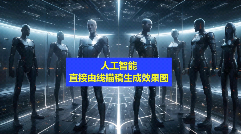 AI人工智能线稿就生成建筑装修效果图,不努力学习AI,就会被AI压迫淘汰