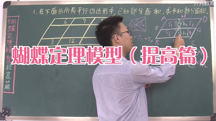 《小学数学必考知识点之蝴蝶定理模型(提高篇)》