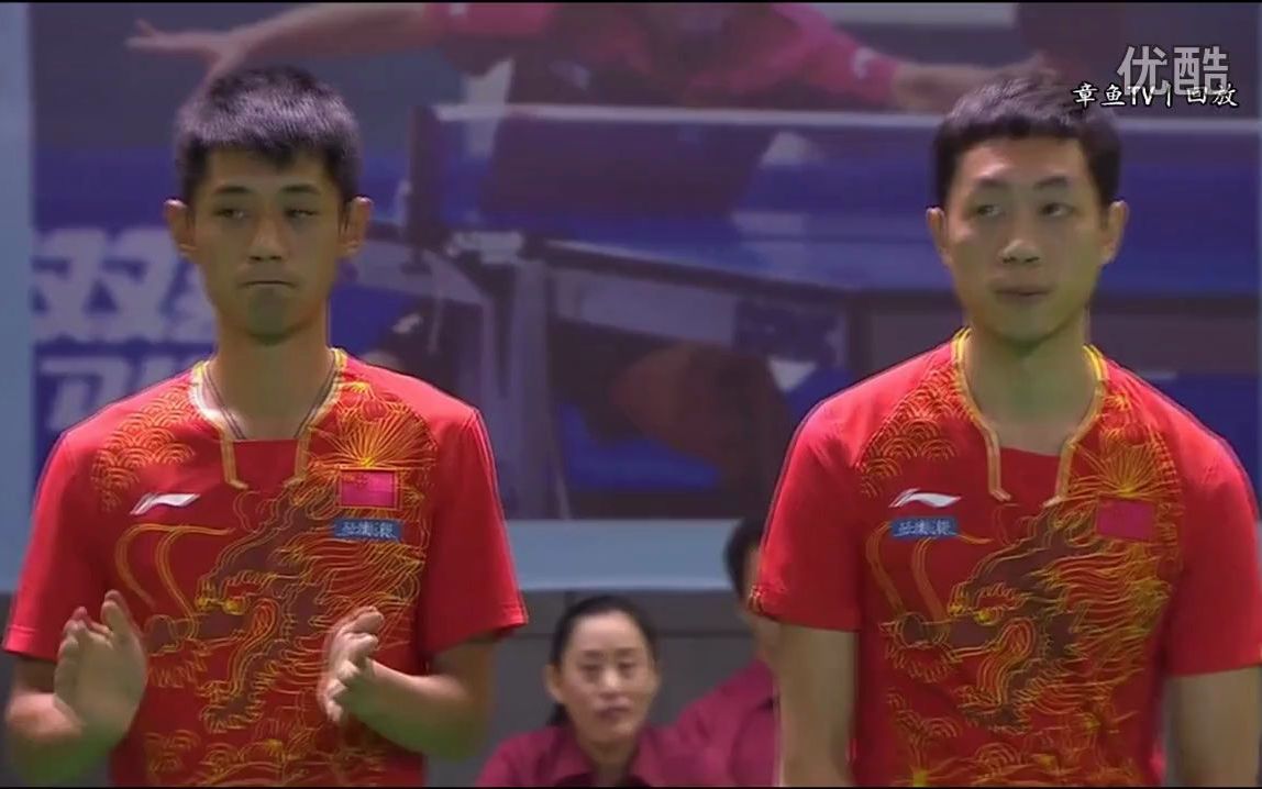 张继科许昕vs崔庆磊方博/2016国乒里约威海热身赛