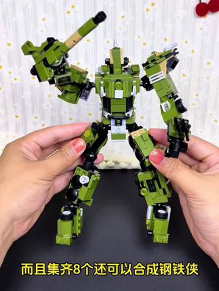 ...给他安排一套这样的汽车积木,动手又动脑拼装模型积木动手动脑模型