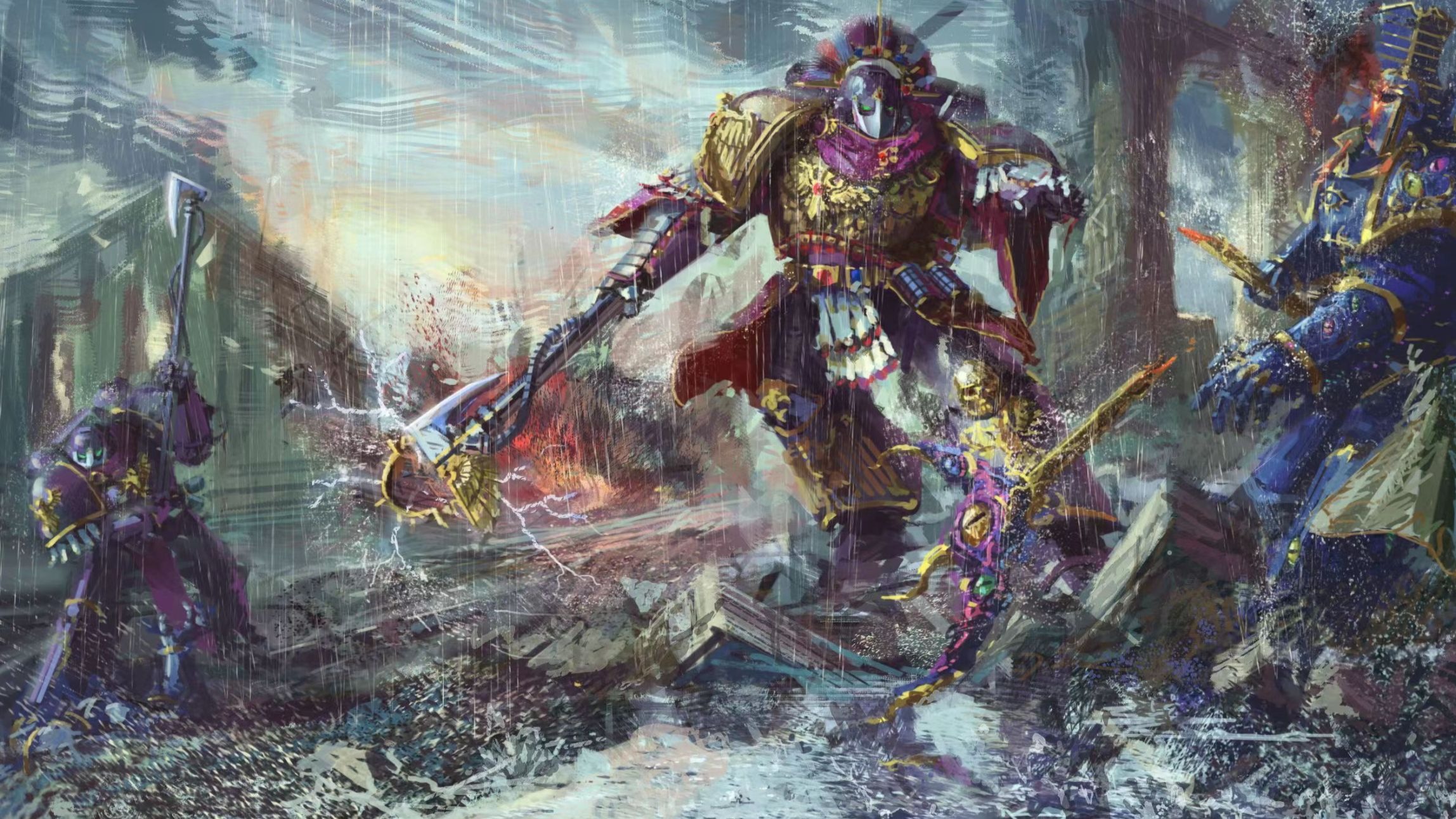 从夯到拉锐评十版战锤40k帝皇之子单位_游戏热门视频