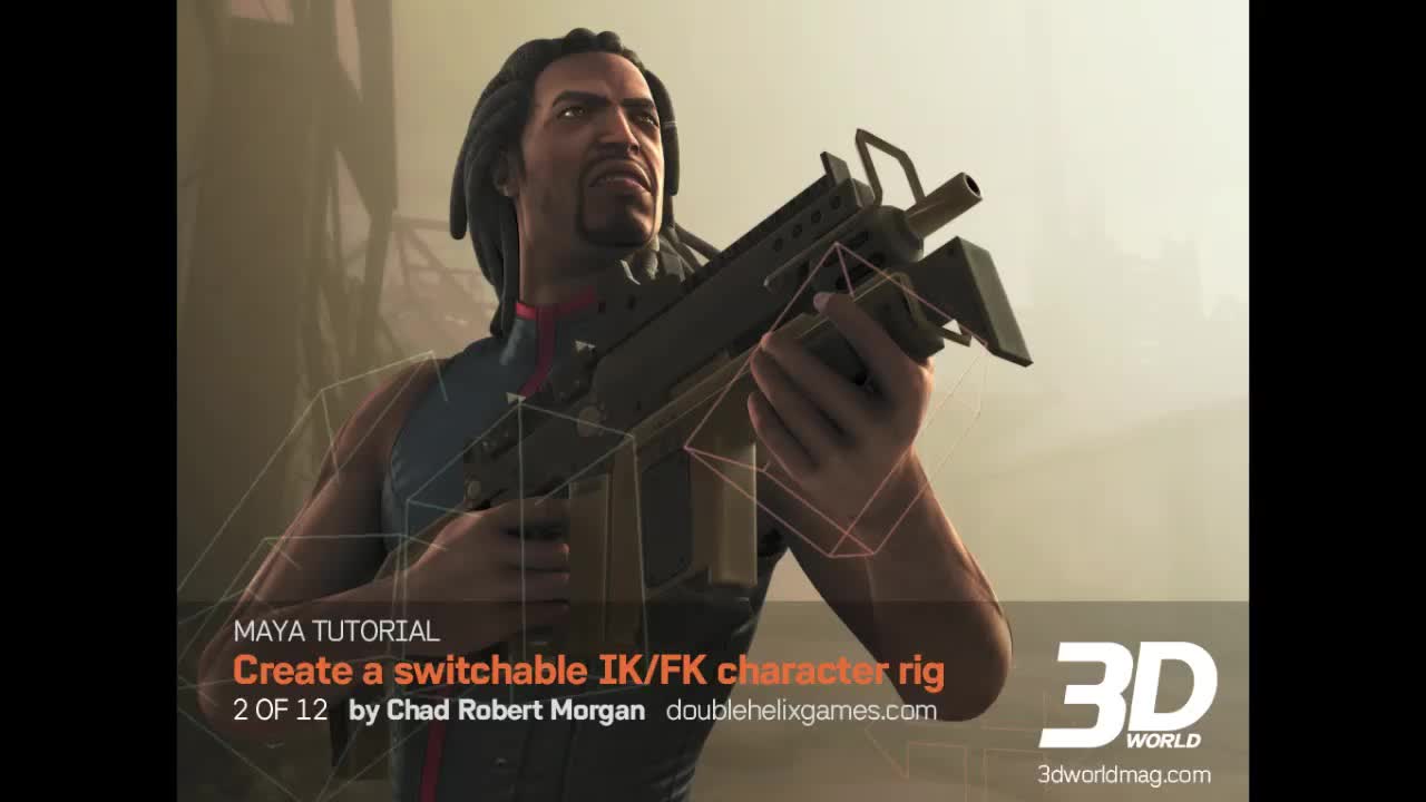 Maya 2011创建可切换IK-FK角色装配教程 Create A Switchable IK-FK ...